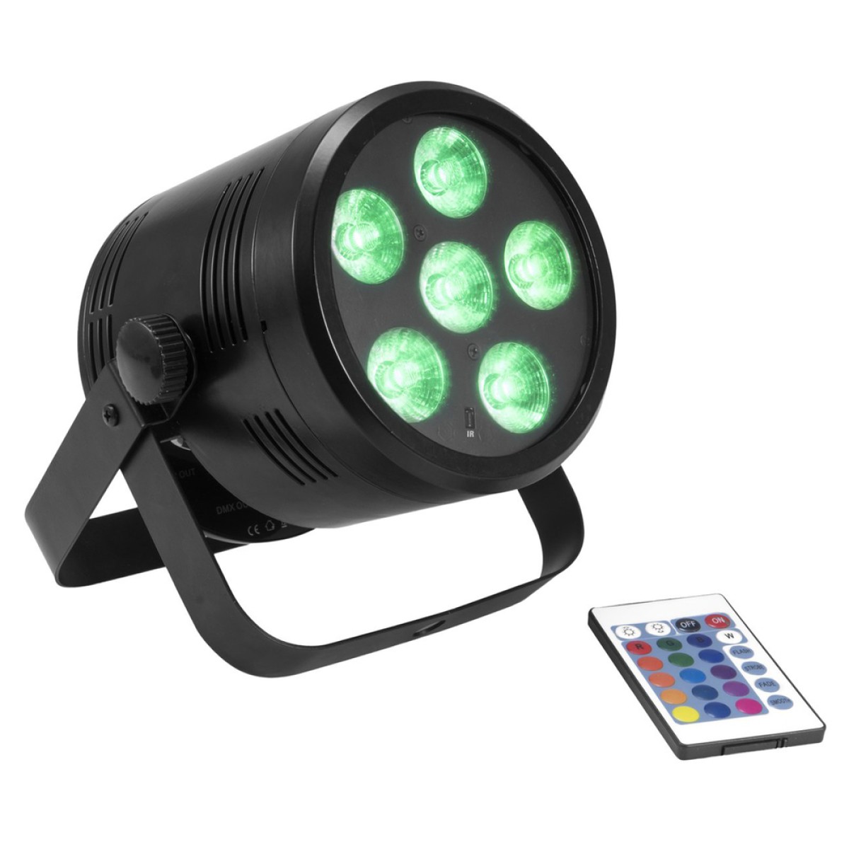 EUROLITE LED BATTERY QCL ΦΩΤΙΣΤΙΚΟ 6X4W RGBW+IR REMOTE