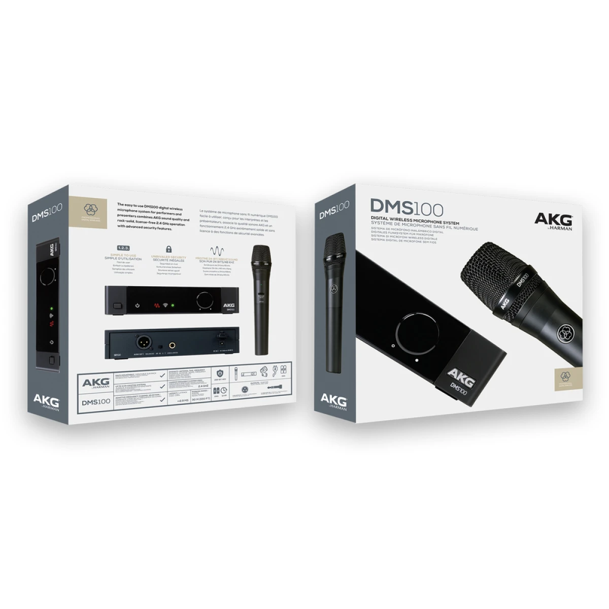 AKG ΨΗΦΙΑΚΟ ΣΕΤ ΑΣΥΡΜΑΤΟΥ ΜΙΚΡΟΦΩΝΟΥ ΧΕΙΡΟΣ 4 ΚΑΝΑΛΙΩΝ